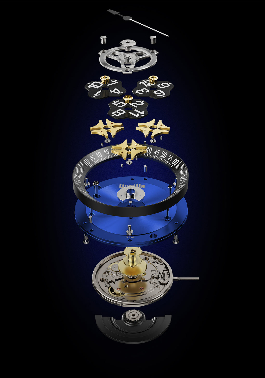 Wandering hours Outlaw 42mm Limited Edition swiss watch for men ...