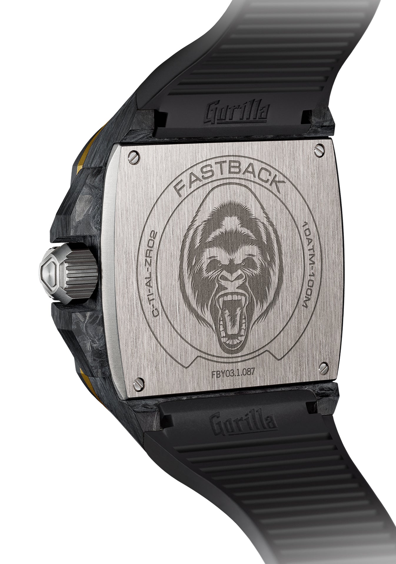 Phantom Black 44mm swiss watch for men – Gorilla Watches