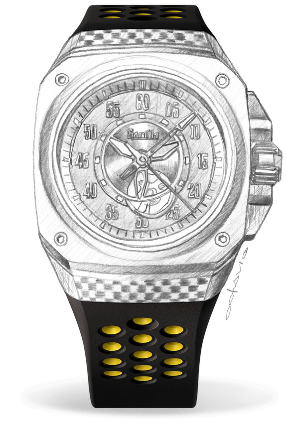 Yellow Rubber Bicolor – Gorilla Watches